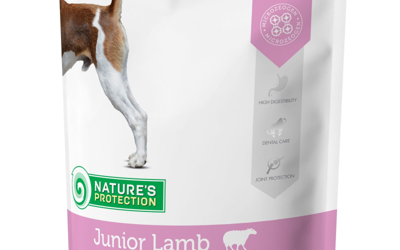Nature's Protection Junior Lamb All Breeds Сухий корм для цуценят усіх ...